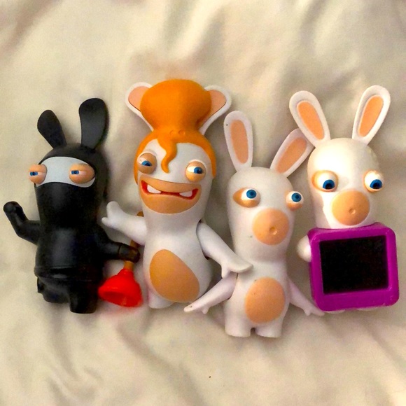 McDonald's | Toys | Lot Of Rabbid Mcdonalds Toys Very Well Loved And ...
